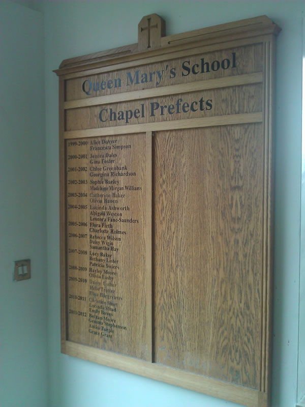 Honours Boards | Alpha Signs Thirsk